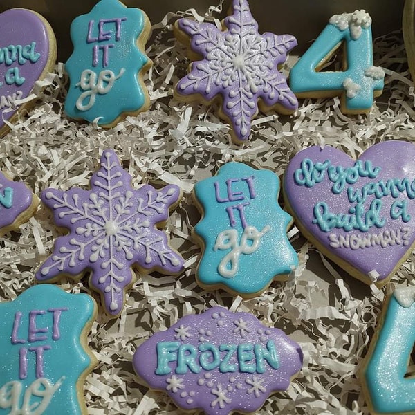 Frozen Cookies - Etsy