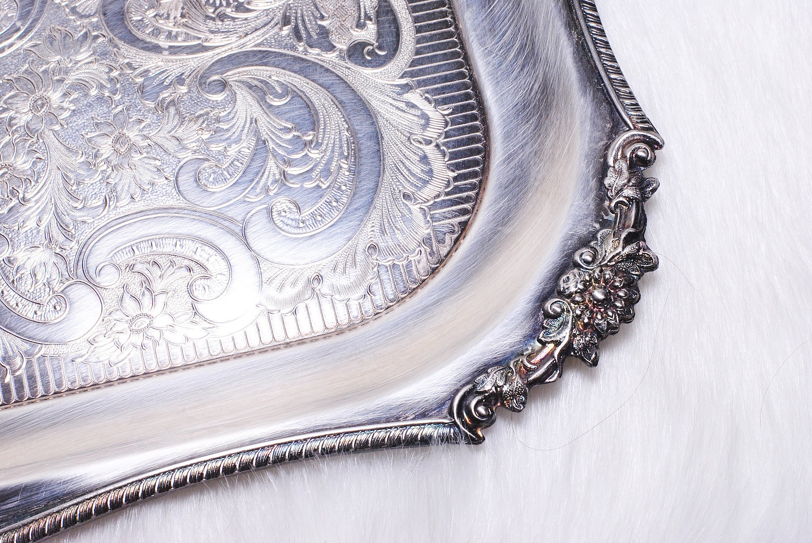 Antique Collectible Alpha Plate Viners of Sheffield Chased Silver ...