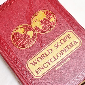 Vintage Collectible World Scope Encyclopedia Unabridged Book of the Year 1949 - Etsy