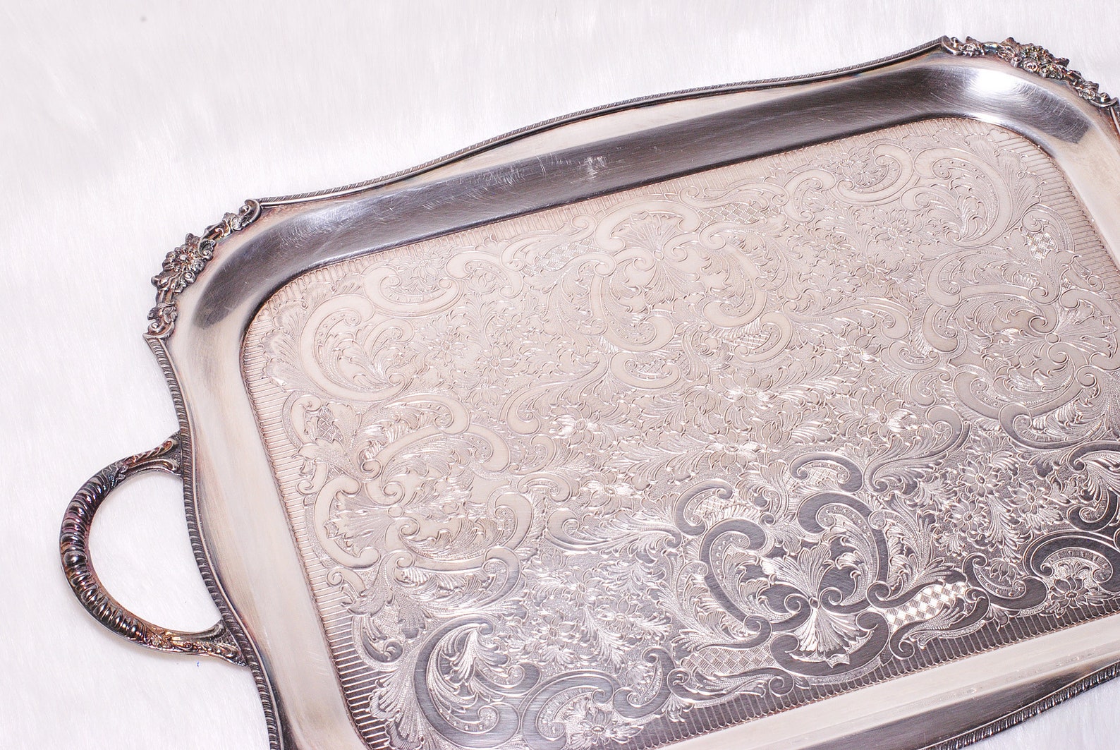 Antique Collectible Alpha Plate Viners of Sheffield Chased Silver ...