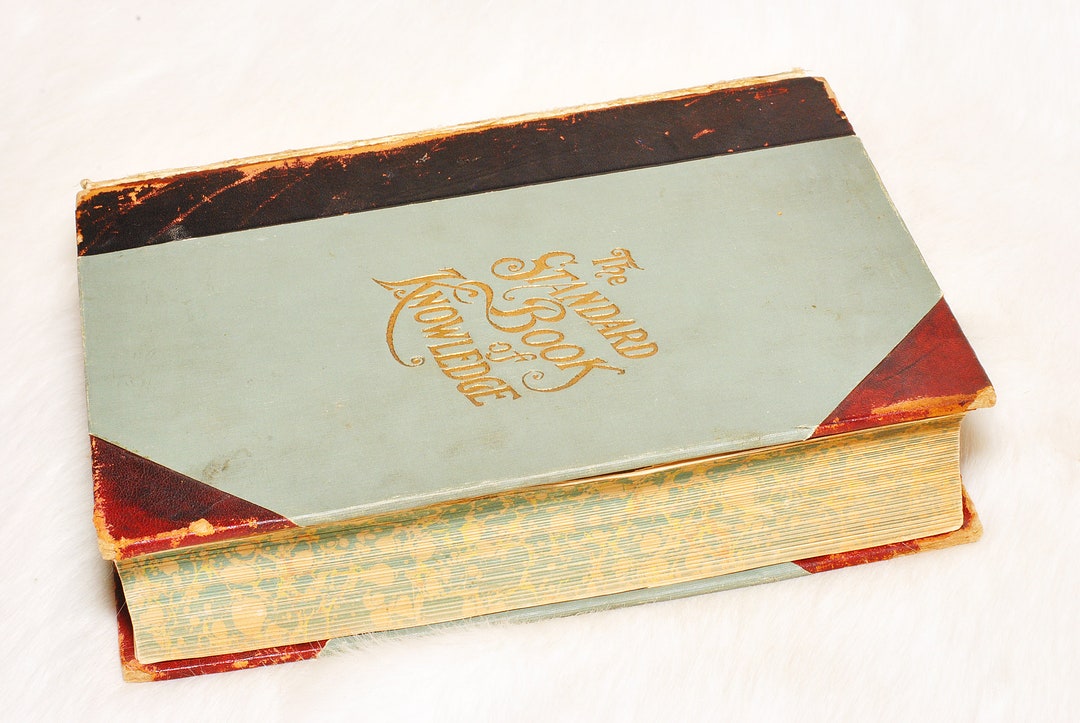 Antique "the Standard Book of Knowledge" 1904 - Etsy