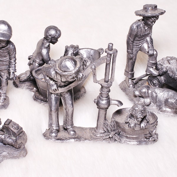 Michael Ricker Pewter Figurines - Etsy