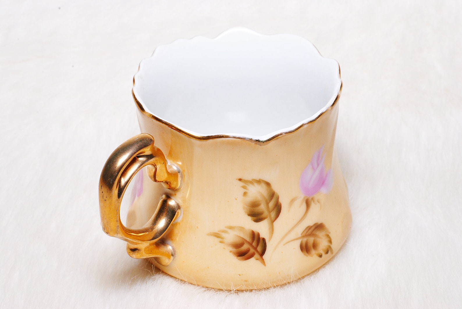 Vintage Collectible Lefton China Heritage Brown Handpainted Floral ...