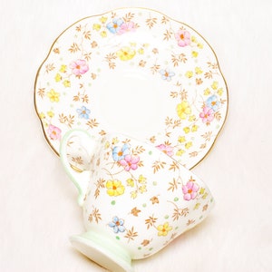 Vintage Collectible EB Foley Bone China England Chintz Pattern Teacup ...