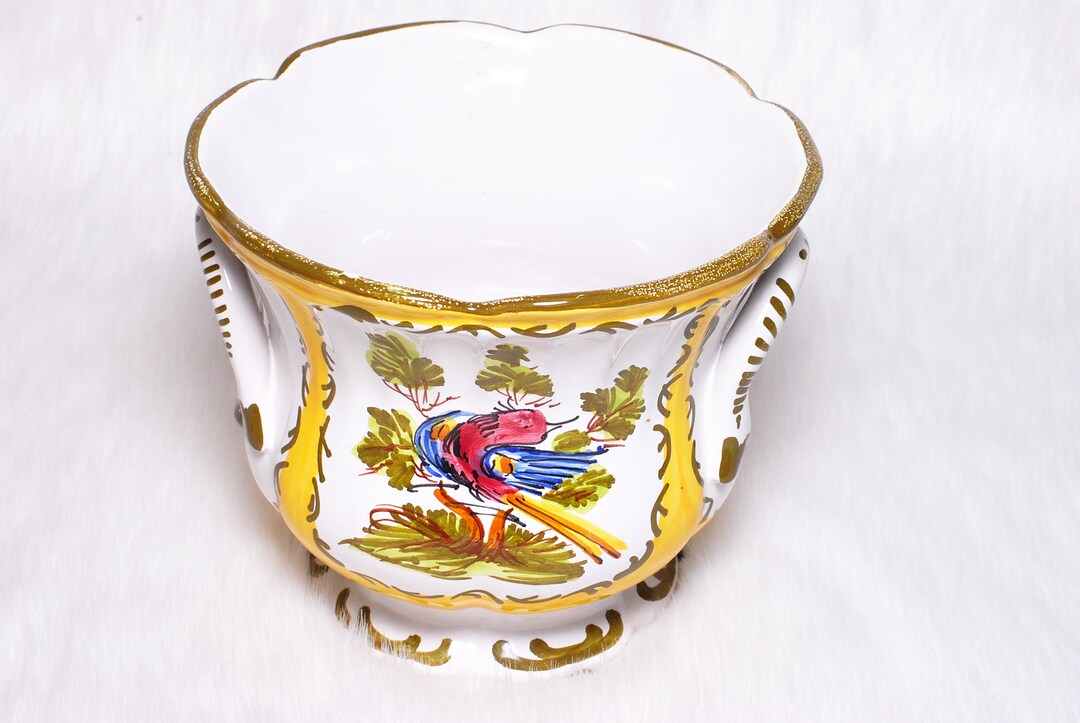 Vintage Collectible Meiselman Imports Ceramic Pottery Flower Planter - Etsy