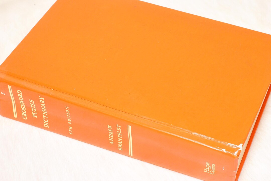 Vintage Collectible Crossword Puzzle Dictionary Andrew Swanfeldt Sixth ...