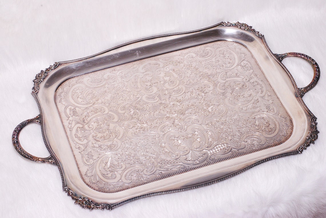 Antique Collectible Alpha Plate Viners of Sheffield Chased Silver ...