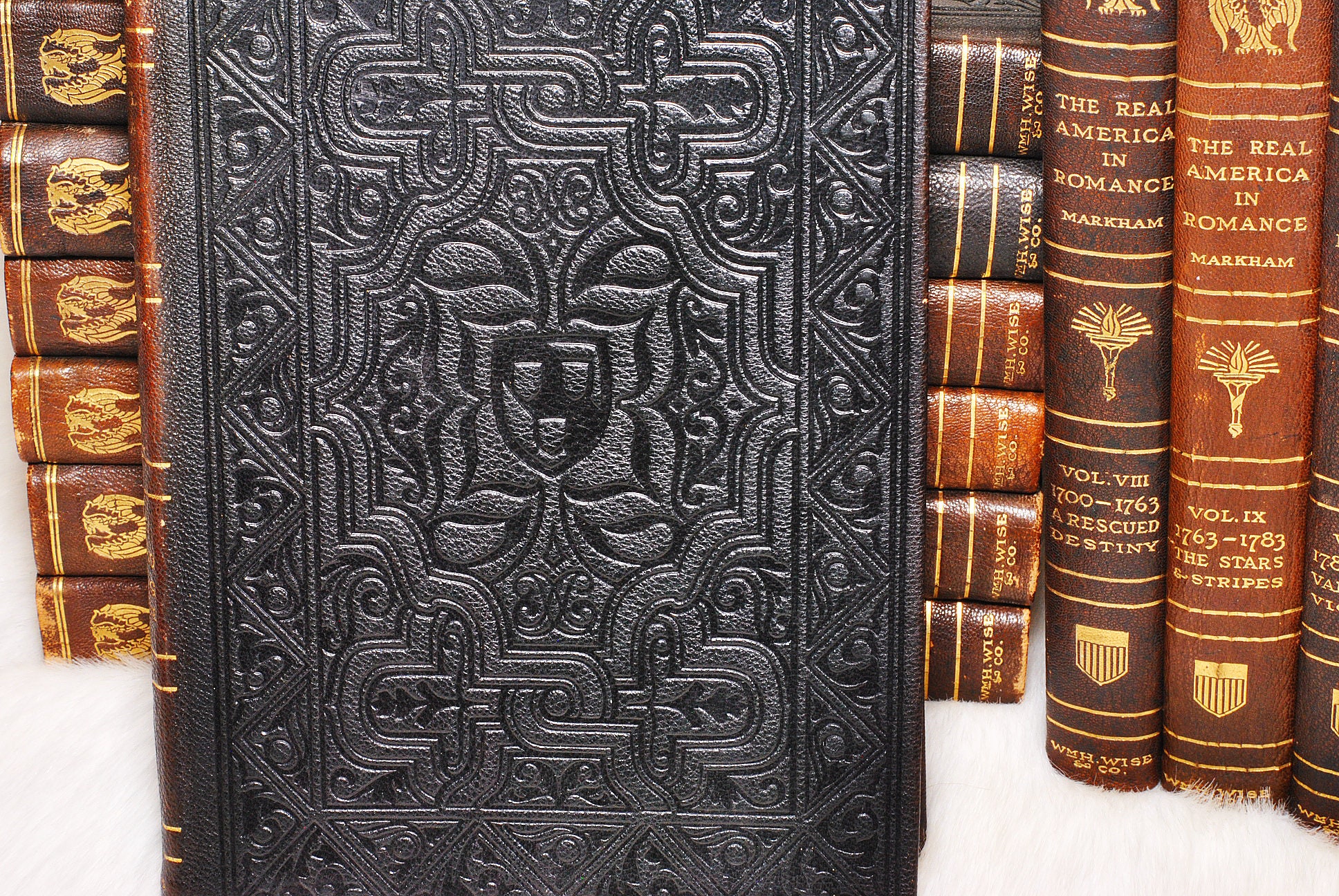 Antique Collectible Real America in Romance Markham 13 Volumes 1912 ...