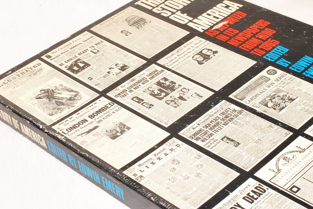 Vintage Collectible the Story of America by Edwin Emery 1690 to 1965 ...