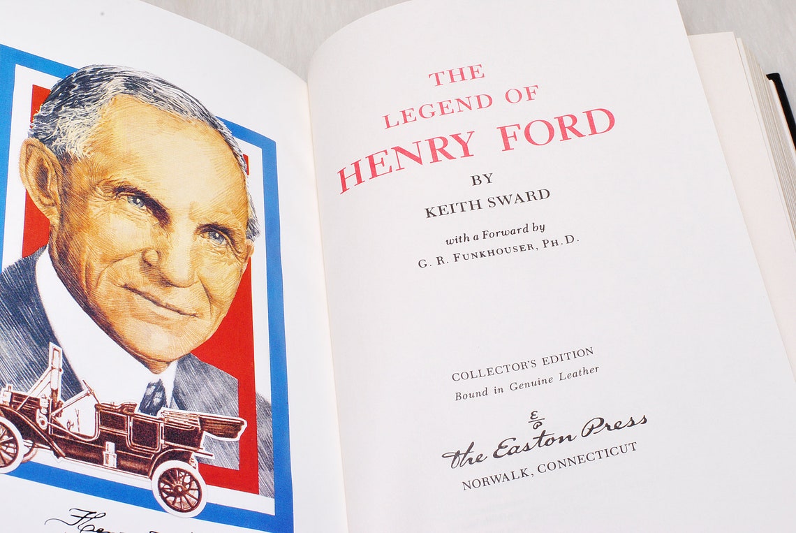 Vintage Collectible the Legend of Henry Ford Keith Sward Easton Press ...