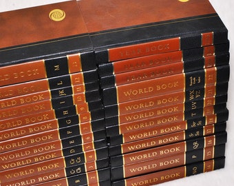 1981 WORLD BOOK ENCYCLOPEDIAS 22 Volumes A Thru Z & Research Guide ...