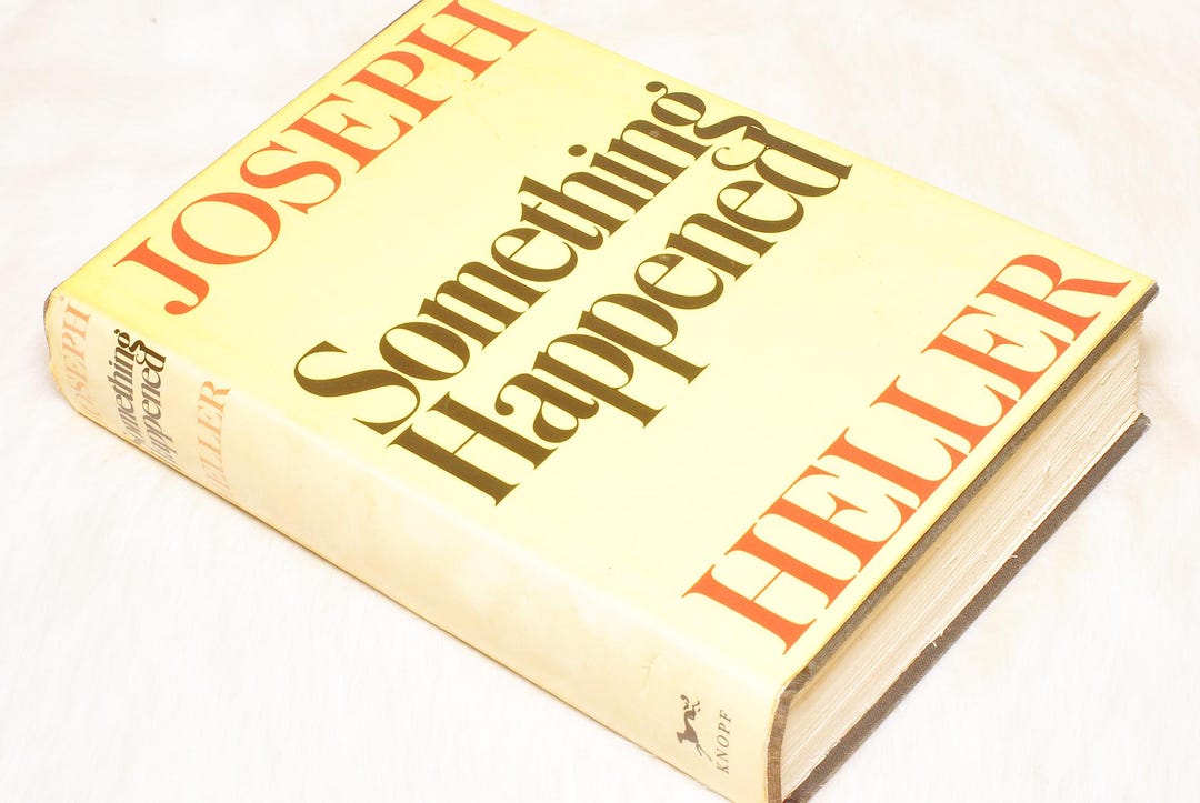 Vintage Collectible Something Happened Joseph Heller Knopf 1974 Book - Etsy