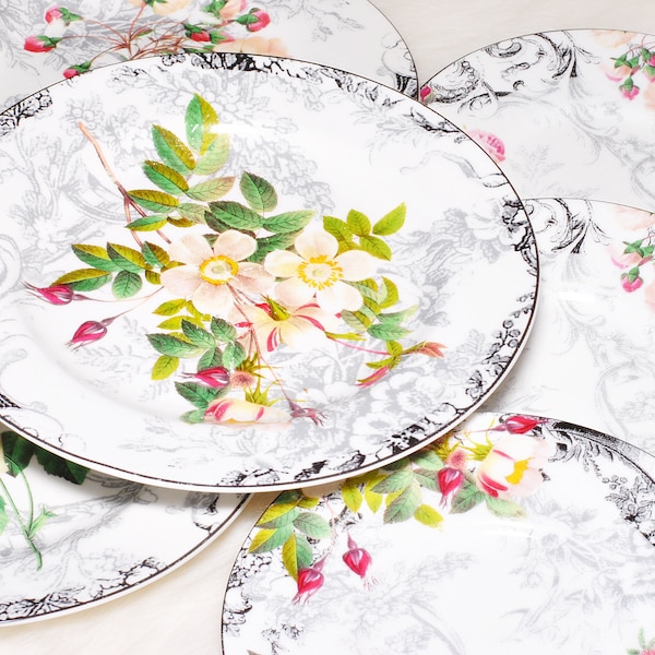 Toile Plates - Etsy