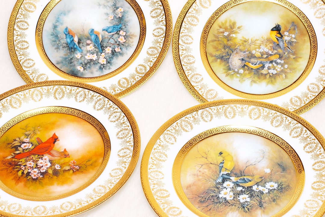 Vintage Collectible Limoges France Patti Canaris Songbird Series 4 ...