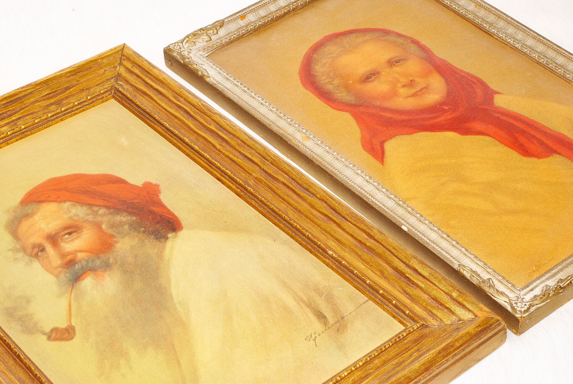 Vintage Collectible Sydney Bell Old Contented Man Old Woman of Capri ...