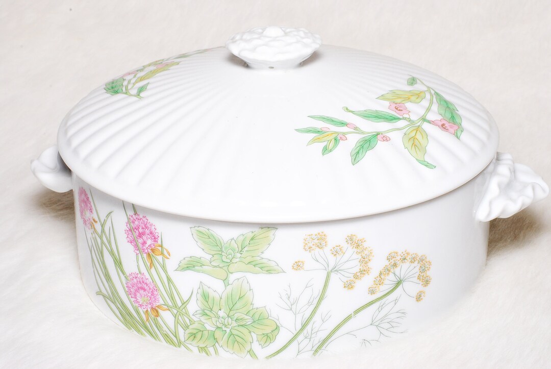 Vintage Collectible Shafford Herbs and Spices Oven to Table Casserole ...