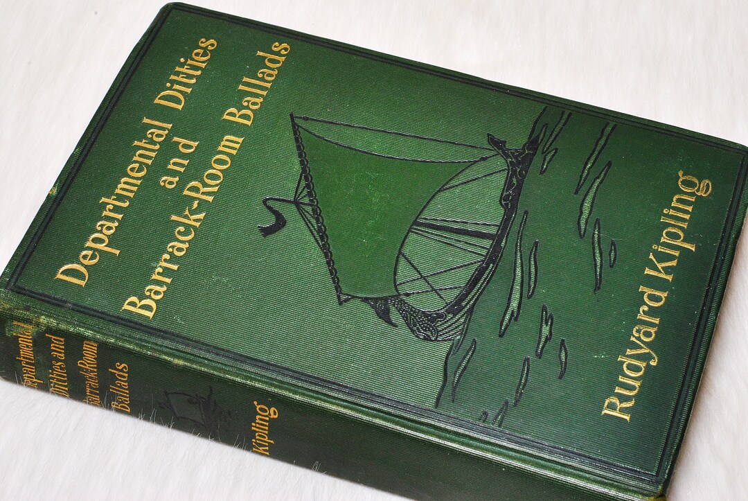 Antique Collectible Departmental Ditties Barrack Room Ballads Kipling ...