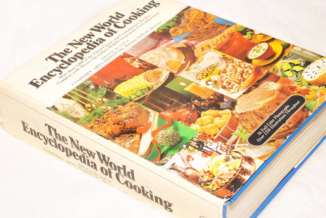 Vintage Collectible New World Encyclopedia of Cooking 1972 Book - Etsy