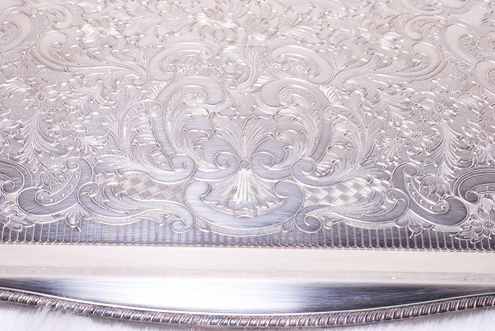Antique Collectible Alpha Plate Viners of Sheffield Chased Silver ...