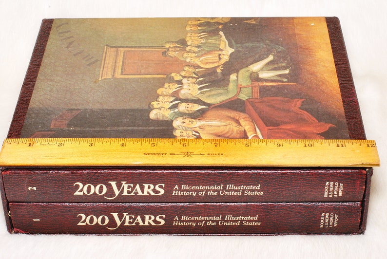 Vintage Collectible 200 Years Bicentennial Illustrated History of US 2 ...