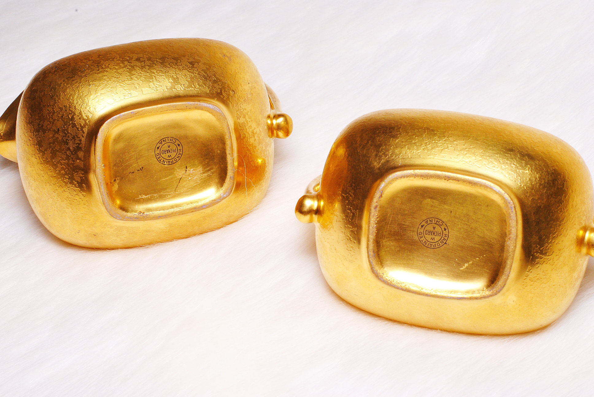 Antique Collectible WA Pickard China Gold Encrusted Art Deco Creamer ...