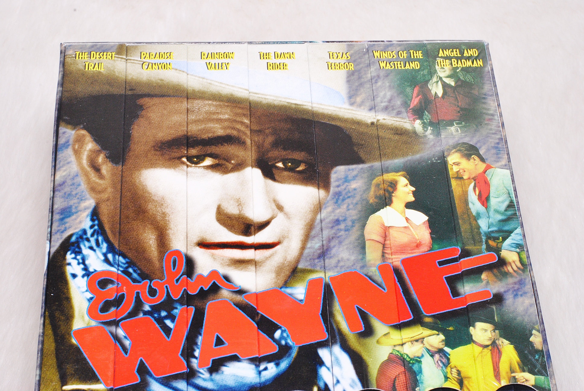 Vintage Collectible 7 VHS John Wayne Early Western Collection Movies ...