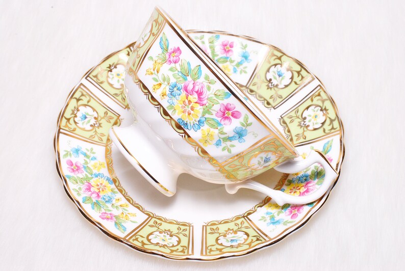Vintage Collectible Hudson Middleton Lady Caroline England Teacup ...
