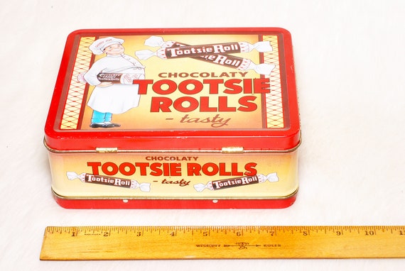 Vintage Collectible Chocolaty Tootsie Rolls Tasty Tin… - Gem