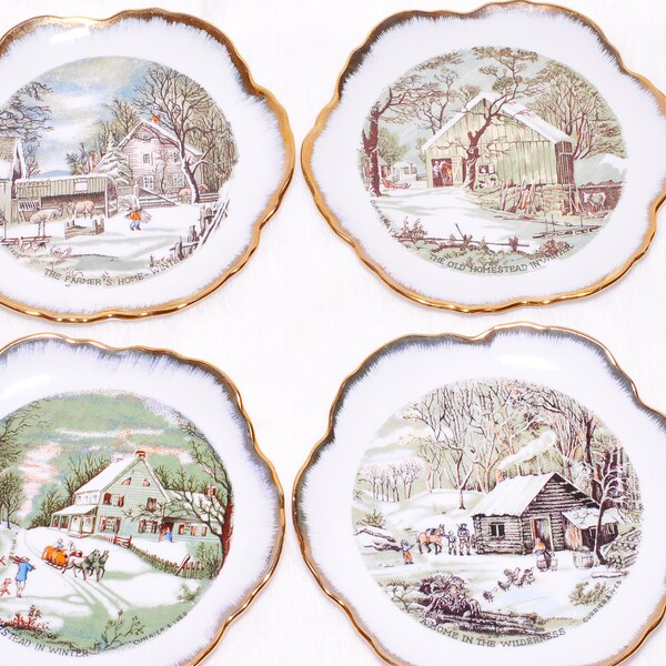 Homestead in Winter - Etsy