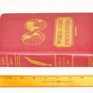 Vintage Collectible World Scope Encyclopedia Unabridged Book of the ...