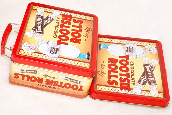 Vintage Collectible Chocolaty Tootsie Rolls Tasty Tin… - Gem