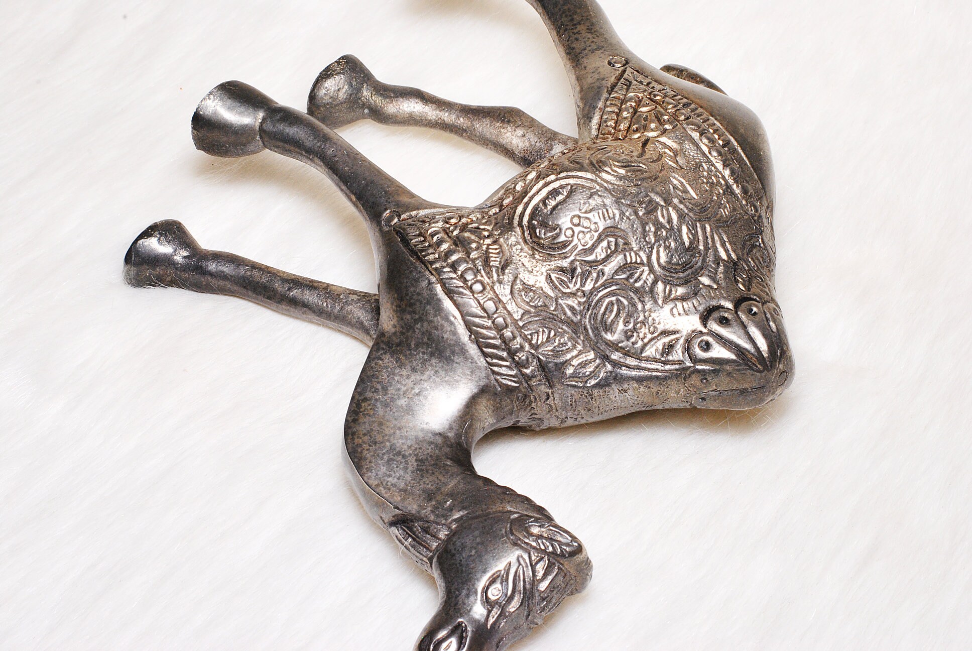 Vintage Collectible Metal Camel Figurine Etched Home Decor - Etsy