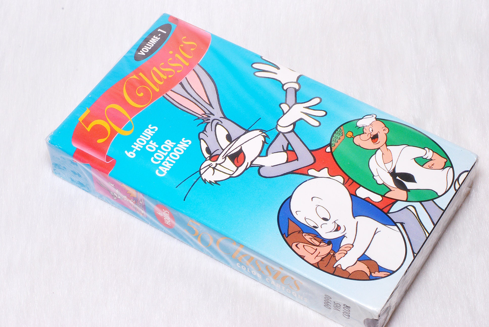 Vintage Collectible VHS 50 Classics Cartoons 6 Hours of Kids Cartoons ...