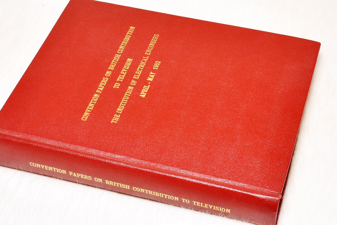 Vintage Collectible Convention Papers British Contribution Television ...