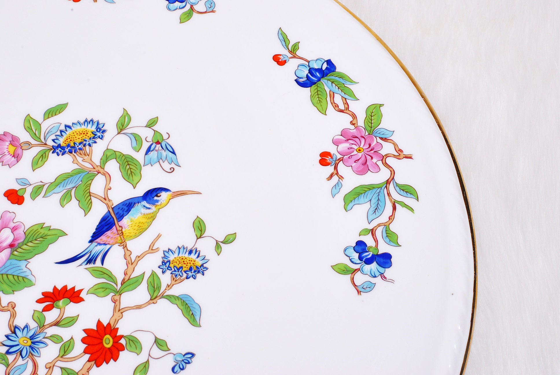 Vintage Collectible Aynsley Pembroke Made in England Reproduction Cake ...