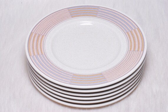 Set of four vintage Mikasa Intaglio Tracings salad plates made in Japan ...