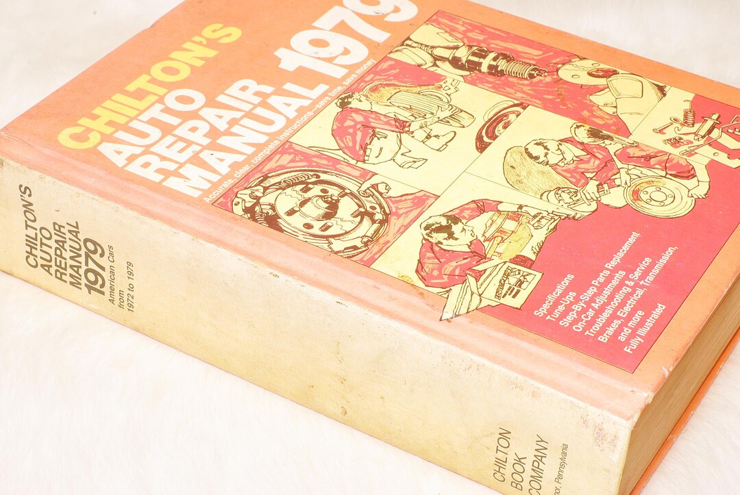 Vintage Collectible Chiltons Auto Repair Manual 1979 Book - Etsy