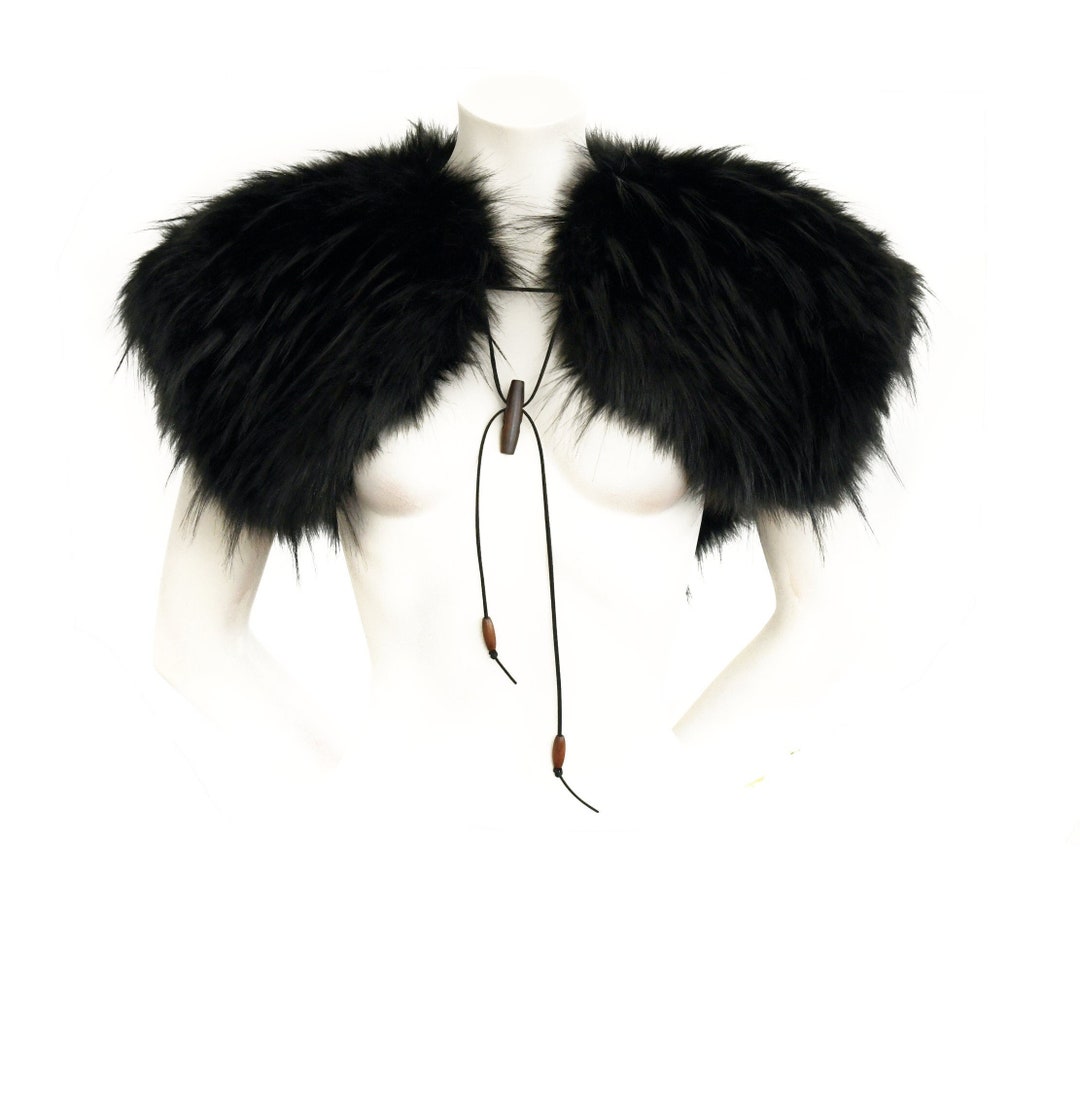 Unisex, Shoulder Fur, Viking, Imitation Fur, Faux Fur, Faux Fur ...