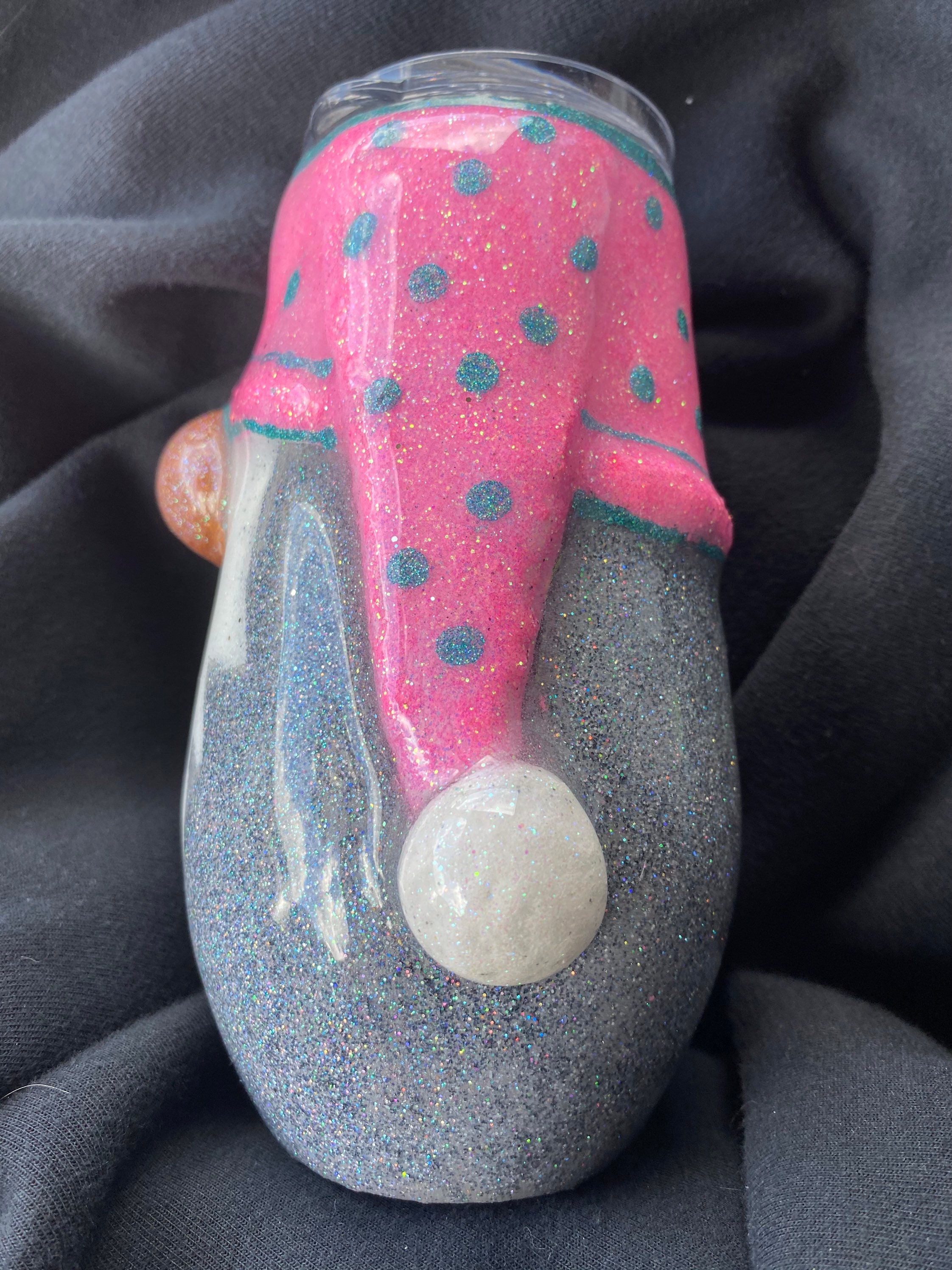 3D Gnome Cup-personalized Glitter Cups-gnome Lover Cup-gnome Lover ...