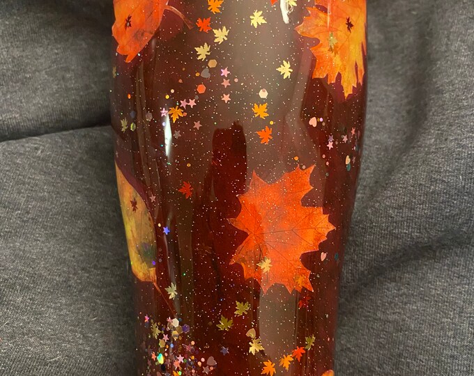 Fall Leaves Tumbler - Etsy