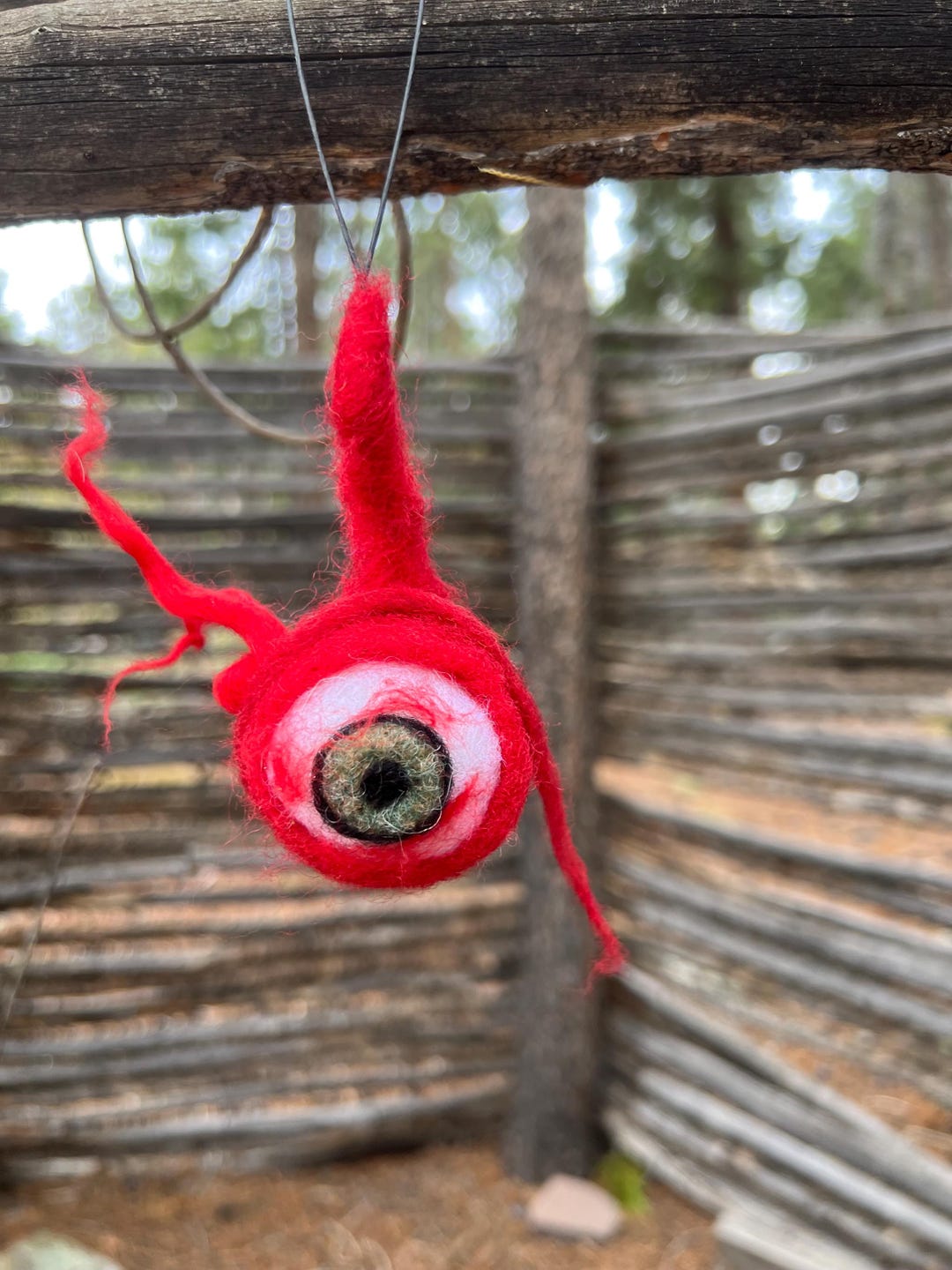 Ripped Out Eye Stalk Ornament - Etsy