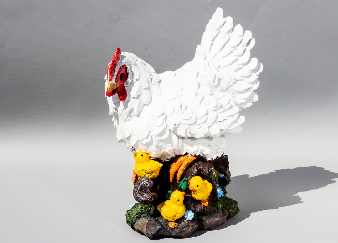 Chicken Sculpture *hen Statue Memorial *poultry Farm Decor *outdoor ...