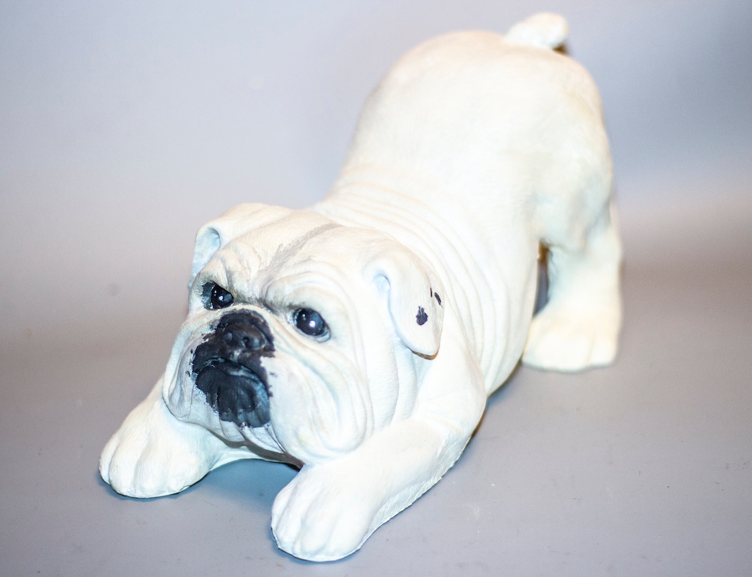 English Bulldog Urn *cremation Statue Pet Ashes Custom Paint *unique ...