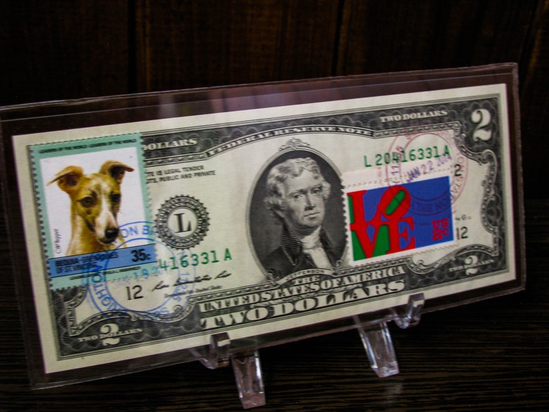 Two Dollar Bill Paper Money US Federal Reserve Bank 2 | Etsy