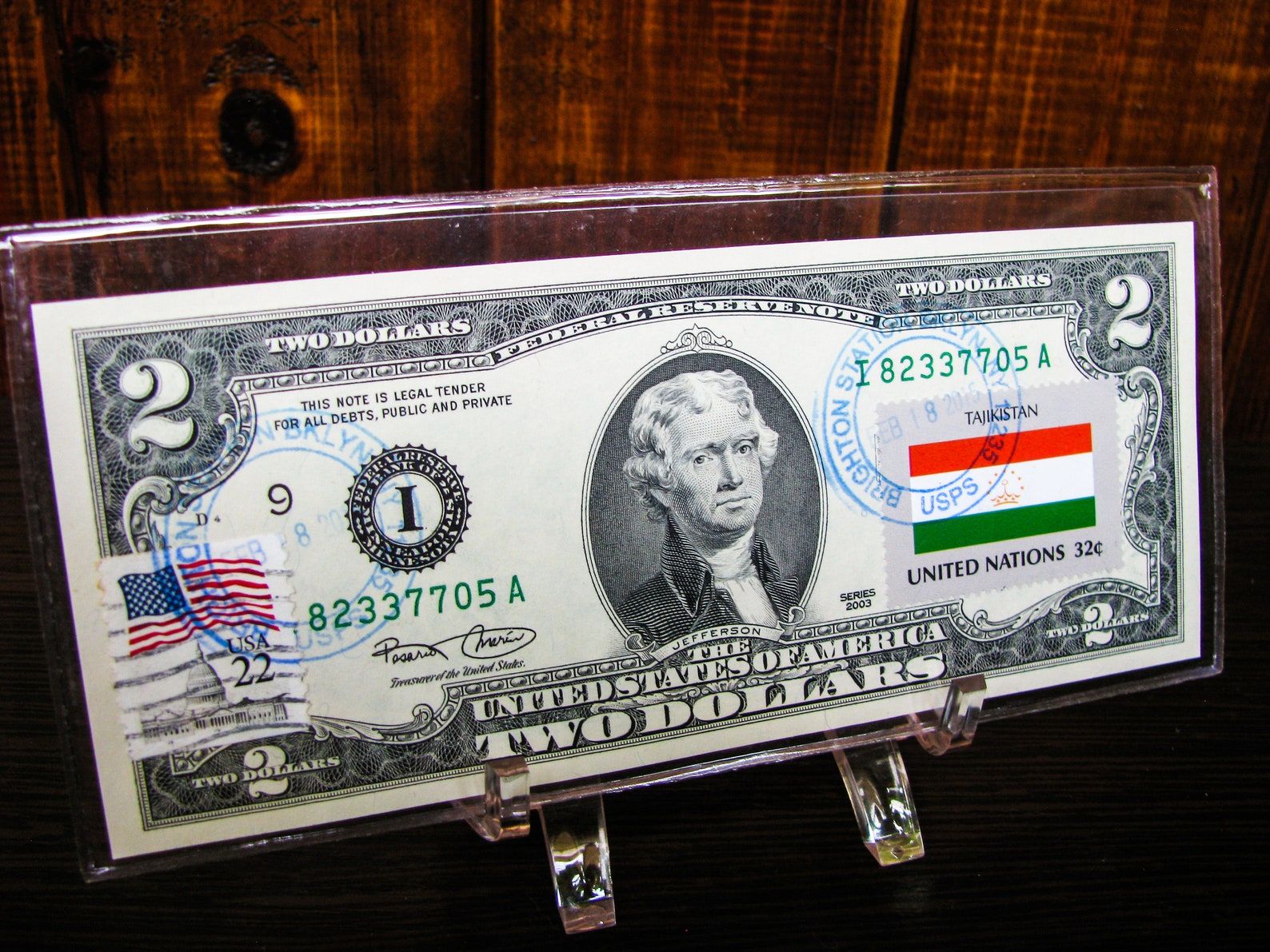 Currency Notes US 2 Dollar Bill federal Reserve Note two - Etsy