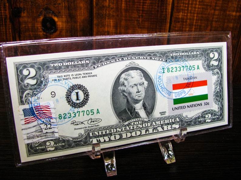 Currency Notes US 2 Dollar Bill federal Reserve Note two - Etsy