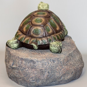 Tortoise Urn cremation Statue Pet Ashes turtle Memorial - Etsy