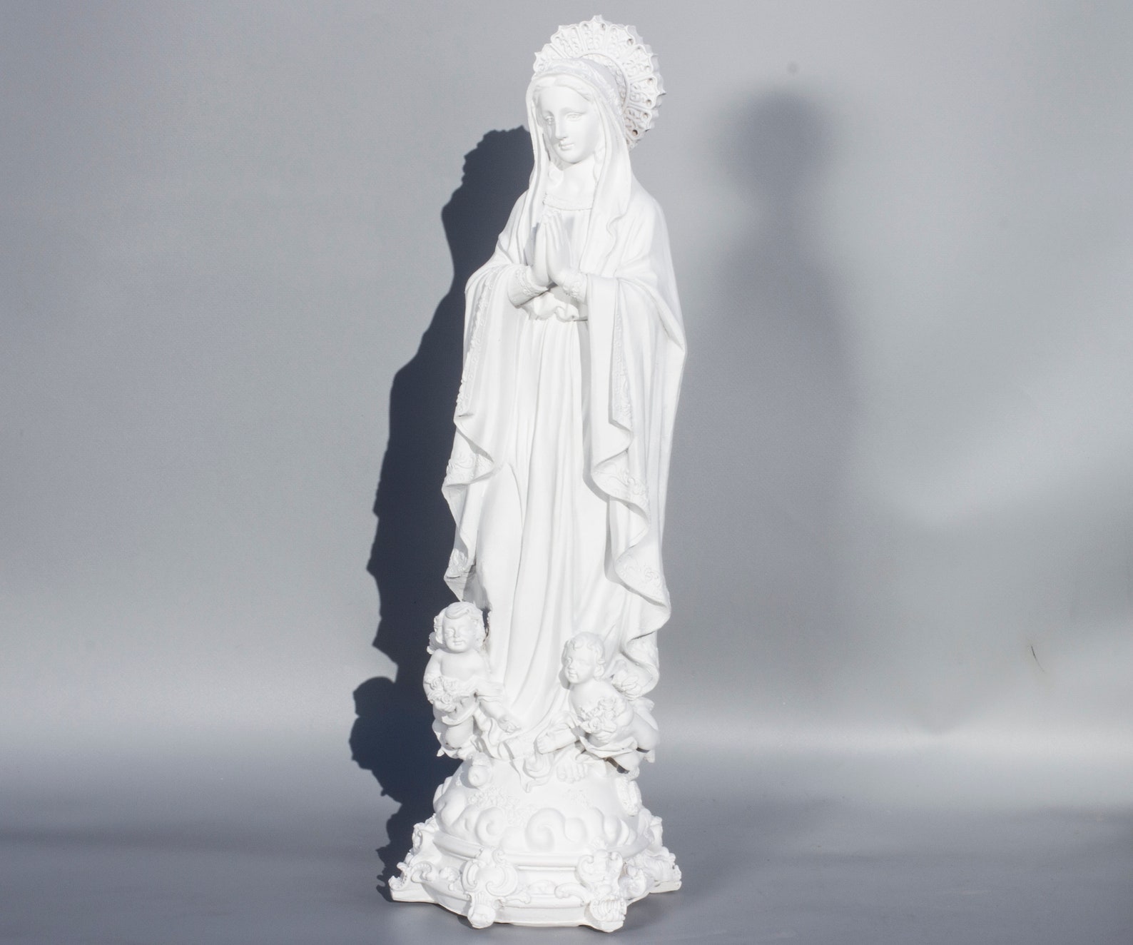 Our Lady Statue virgin Mary Figurine christian Sculpture | Etsy