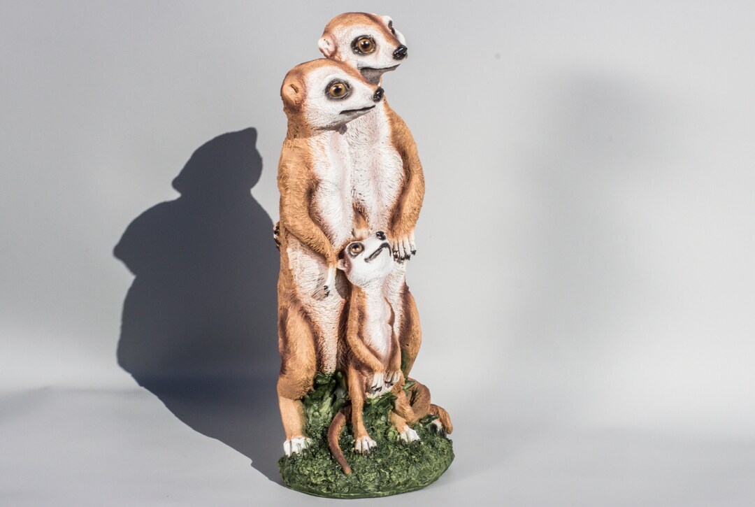 Meerkat Sculpture *wildlife Garden Decor Ground Squirrel *african ...