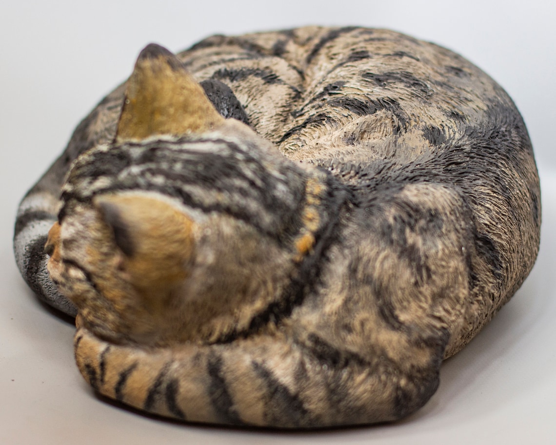 Cat Urn for Ashes keepsake Memorial cremation Pet Statue - Etsy